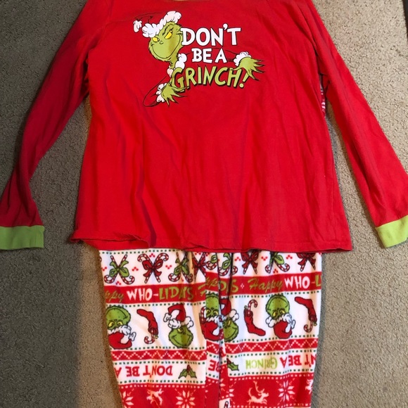 Intimates & Sleepwear | Grinch Pajamas | Poshmark